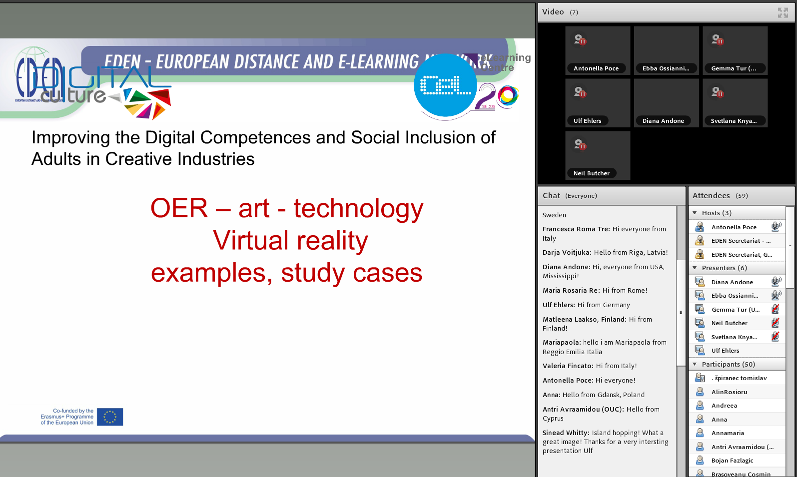 Webinar OER Quality Assessment by EDEN - Digital Culture - Erasmus+ ...