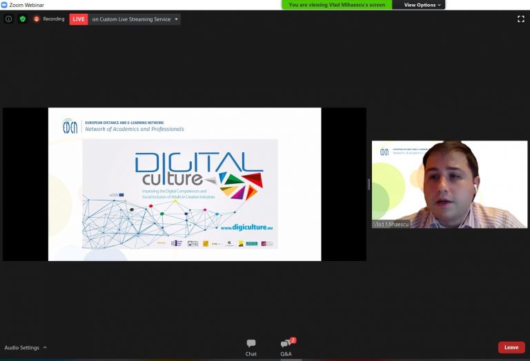DigiCulture project at the EDEN NAP webinar: Designing Online Courses ...